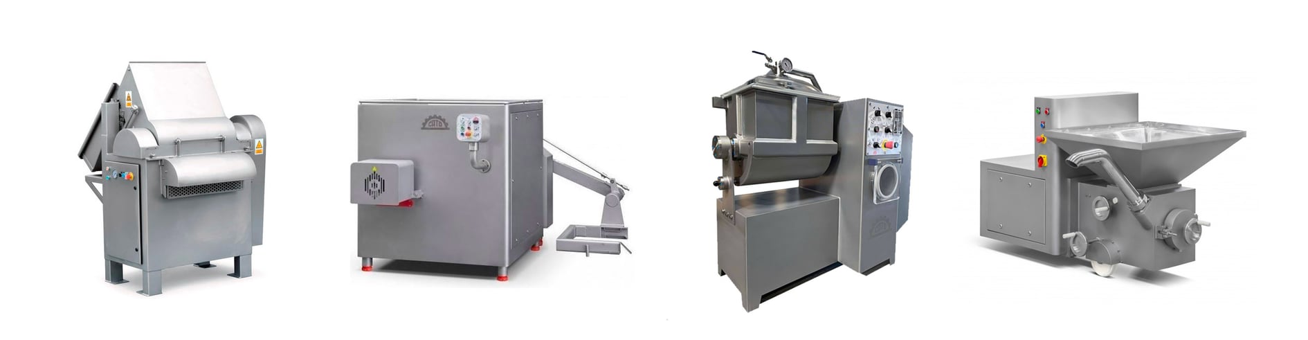 Examples of the production of fine paste meat