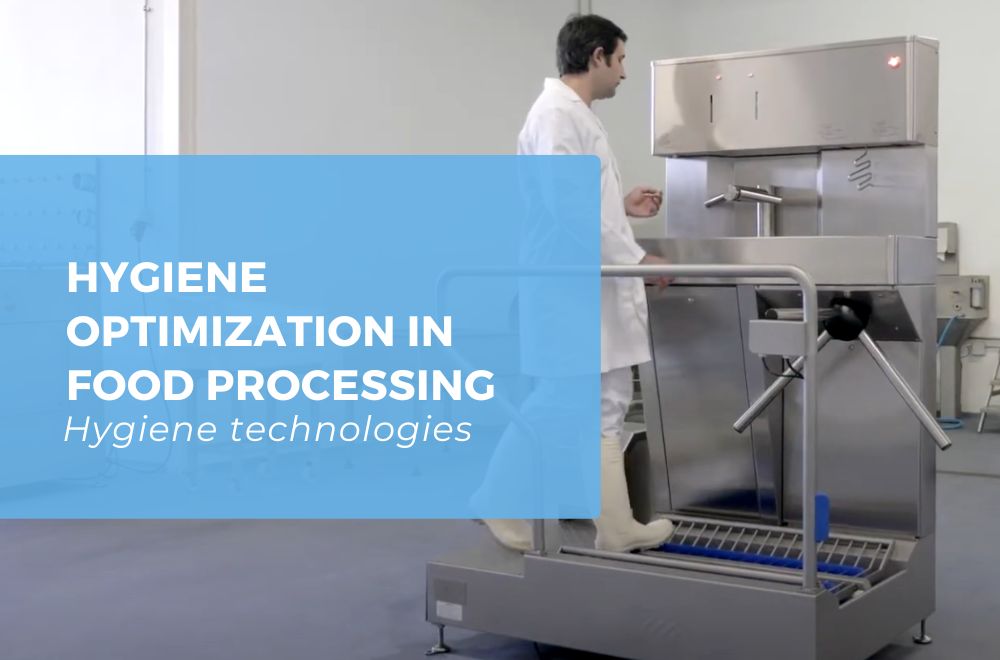 Optimizing hygiene in food processing plants: hygiene stations